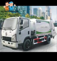 China 7100x2450x2950 Municipal Garbage Trash Compactor 4x2 Compressed Rubbish Vehicle for sale