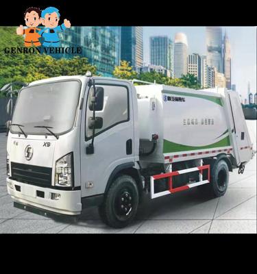 China 7100x2450x2950 Municipal Garbage Trash Compactor 4x2 Compressed Rubbish Vehicle for sale