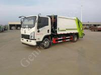 China 7100x2450x2950 Municipal Garbage Trash Compactor 4x2 Compressed Rubbish Vehicle for sale