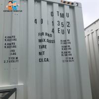 China Corten Steel 40 20 Feet High Cube Shipping Container And Door For Cargo Transportation for sale