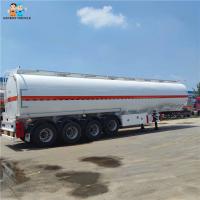 China 6 Compartments Liquid Tanker Trailer Semitrailer With SHACMAN Tractor 4 Axles for sale