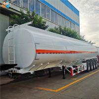 China 6 Compartments Liquid Tanker Trailer Semitrailer With SHACMAN Tractor 4 Axles for sale