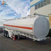 China Petroleum 4 Axles Oil Tanker Truck Trailer Vehicle With Flow Meter Used In Ghana for sale