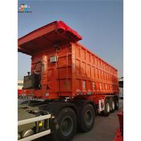 China Heavy Duty Dump Semi Trailers With SHACMAN Tractor 3 Axles 60 Tons Mechanical Suspension for sale