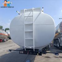 China Vehicle Petroleum Tanker Trailer 3 Axles Oil Tanker Truck Trailer Vehicle With Flow Meter for sale