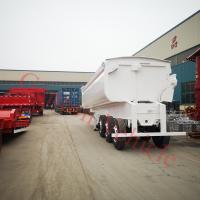 China Diesel Drop Side Wall Semi Tanker Trailer Dump Truck Export To Australia for sale