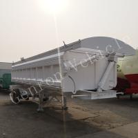 China Diesel Drop Side Wall Semi Tanker Trailer Dump Truck Export To Australia for sale