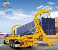 China 37 Tons Remote Moving 20 Feet And 40 Feet Port Container Side Lifter Loader Truck Crane for sale