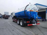 China 9750×2500×3970mm Howo 20 Cubic Vacuum Sewage Suction Truck Environmental Protection for sale