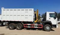 China Howo Shacman 6 X 4 Dump Truck With 3.2 T Hydraulic Crane Hook for sale