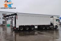 China 12000mm 30 Ton Semi Tanker Trailer Truck Waste Garbage Rubbish Transfer Crawler Dump for sale