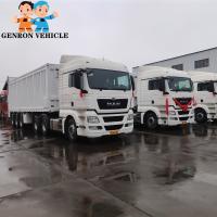China 12000mm 30 Ton Semi Tanker Trailer Truck Waste Garbage Rubbish Transfer Crawler Dump for sale