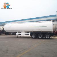 China Tanzania 6mm 40000L 2 Compartments 3 Axles Petroleum Oil Tanker For National Petroleum Station for sale