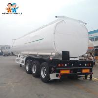 China Tanzania 6mm 40000L 2 Compartments 3 Axles Petroleum Oil Tanker For National Petroleum Station for sale