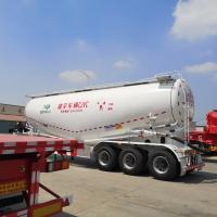 China Pneumatic Dry Bulk Powder Cement Semi Trailer Tanker Truck To Mozambique for sale