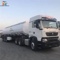 China 3 Axles 32000 Liters Liquid Tanker Trailer Carbon Steel Diesel Fuel Semi Tractor Trailers for sale