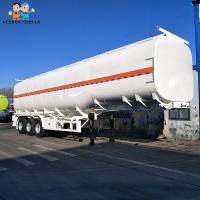 China 5 Compartments Steel Fuel Tanker Semi Trailer 45000L Volume for sale