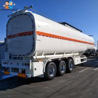 China 5 Compartments Steel Fuel Tanker Semi Trailer 45000L Volume for sale