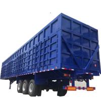 China New Type 150T Box Van Trailer Loading Coal In Mongolia Market for sale