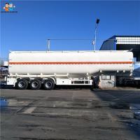 China 5 Compartments Steel Fuel Tanker Semi Trailer 45000L Volume for sale