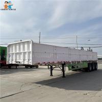 China 3 Axles 50 Tons Side Wall Truck Trailer Container Cargo Container Trailer for sale