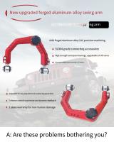 China For Nissan NP300 Front Shock Absorbers Reinforced With Adjustable Forged Aluminum Upper Control Arm for sale