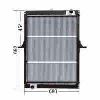 China Sinotruk Howo A7 Truck High Quality Aluminum Materials Radiator WG9918530001 for sale