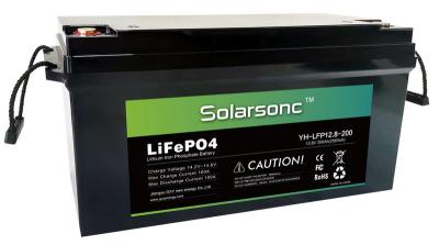 China 100ah 12v 200ah Lifepo4 Lithium Battery Pack 2560wh RV Marine US and Europe for sale