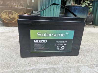 China 1280wh Lifepo4 12v 100ah Lithium Iron Phosphate Battery Pack Prismatic for sale