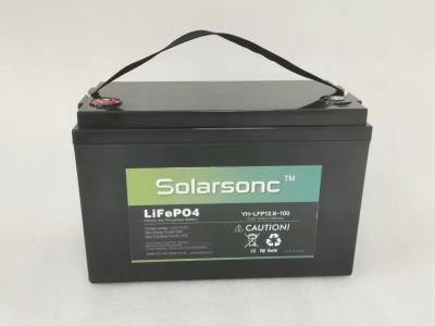 China 12 Volt 100 Amp Hour Lifepo4 Battery 12v 100ah Bms Lithium Battery Pack for sale