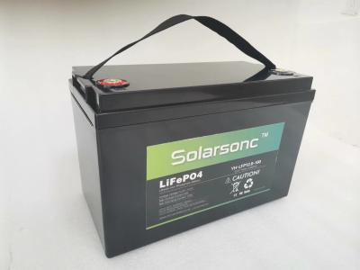 China 100ah Lifepo4 12 Volt Deep Cycle Battery Pack For Hybrid Off Grid for sale