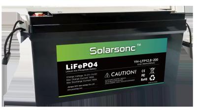 China Small 12V Lifepo4 Battery 200Ah 100ah 6000 Deep Cycle Energy Storage for sale