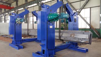 China 5T Capacity Oval Tank Turning Rolls I Beam Tilting Machine 1500mm/min for sale