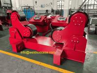 China Self Aligning Pipe Welding Rotator 60T Motorized Travelling For Heavy Duty for sale