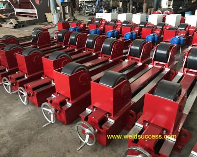 China 5 Ton Conventional Welding Rotator 3500mm Diameter For Pipe With PU Wheel for sale