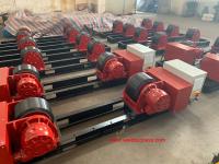 China 40T Pipe Conventional Welding Rotator With Bolt Adjustment With PU for sale