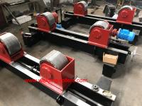China 10T Conventional Pipe Welding Rotator For Pipe Butt With PU With Bolt Adjustment for sale