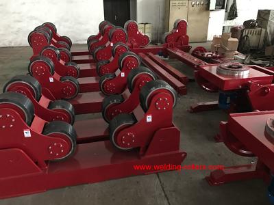 China Bolt Adjustment Self Aligning Welding Pipe Rollers 30 Ton Heavy Duty Pipe Roller Stands for sale