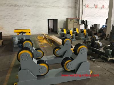 China 50 Ton Self Aligning Pipe Welding Rotator Rollers With Foot Pedal for sale