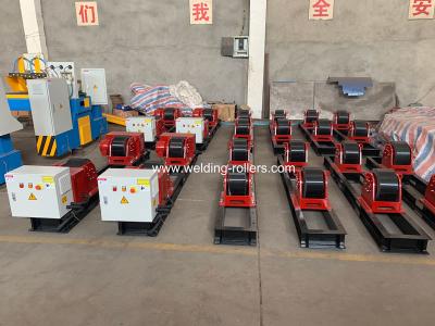 China 30T Welding Pipe Rotator For Pipe Butt Conventional With PU With Bolt Adjustment for sale