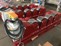 China 50 Ton Conventional Welding Rotator For Pipe Butt Lead Screw With PU Wheels for sale