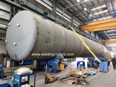 China 200 Ton Selfing Aligning Welding Pipe Rollers Heavy Duty With PU Wheels for sale