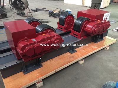 China 20T Welding Turning Rollers For Pipe Butt With PU With Bolt Adjustment for sale