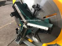 China Hydraulic Lifting Pipe Turning Welding Positioner 5 Ton Automatic Lift With 3 Jaws Chuck for sale