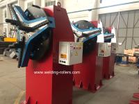 China H Type Rotary Welding Positioner 3 Ton Head Tail Stock With Foot Pedal Control for sale