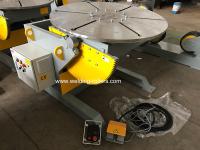 China 2 Ton Automatic Rotary Welding Positioner With 0~90 Degree Tilting Angle for sale