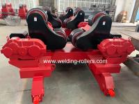 China 40 Ton Self Aligning Tank Turning Pipe Welding Roller For Wind Tower 2*1.5KW for sale