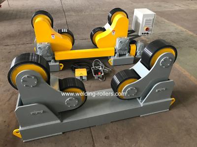 China 5 Ton Pipe Welding Rollers Self Aligning 2300 Mm For Wind Tower for sale