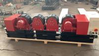 China Bolt Adjustment 20T Pipe Welding Turning Rolls With Foot Pedal Control for sale
