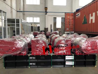 China 300 Ton Pipe Welding Turning Rolls Conventional Welding Rotator Self Aligning for sale